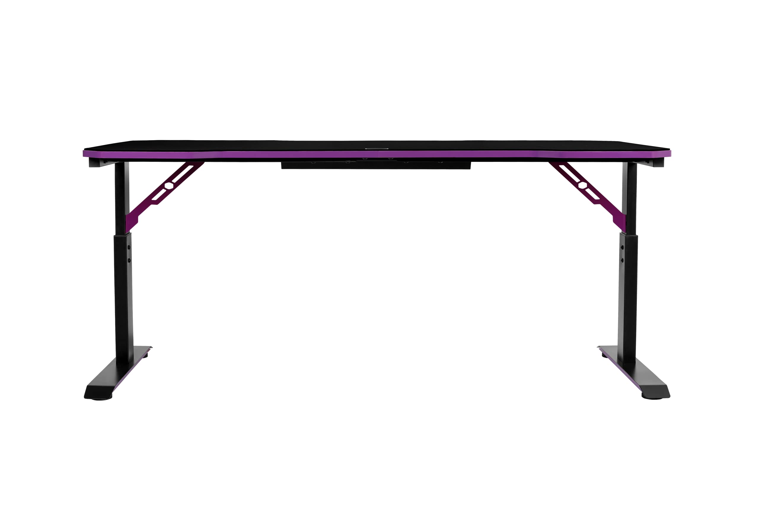 Cooler Master GD160 PC Gamimg Desk, Onesize, Black, Purple