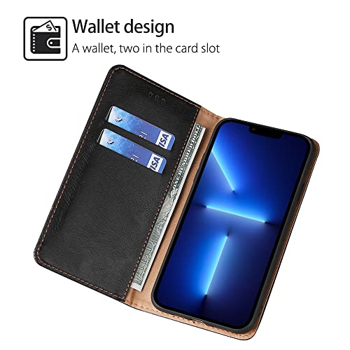 Fansipro Wallet Folio Case for Samsung GALAXY A40, Premium PU Leather Slim Fit Cover for Galaxy A40, 2 Card Slots, Easy Take, Black