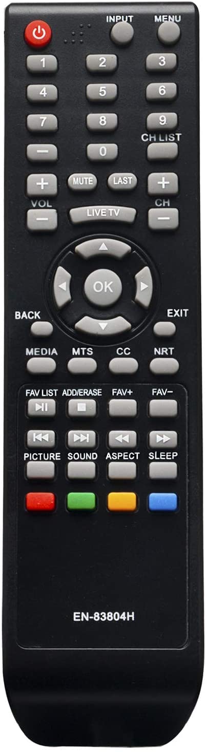 EN-83804H Replacement Remote Fit for Hisense TV 32H3D 32DU3040 32DU3050 40EU3000 32H3507 43H3080E 43H3D