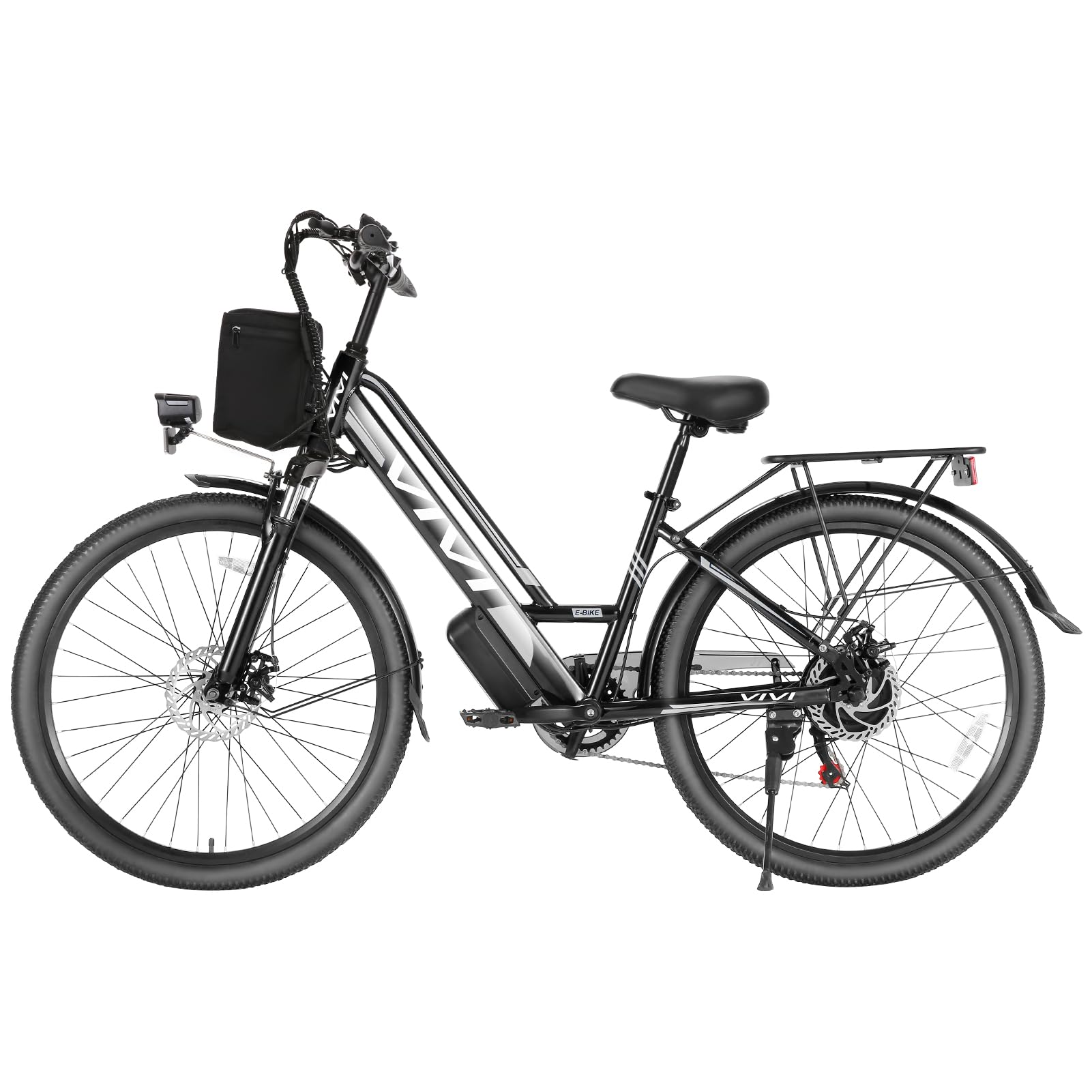 Vivi Electric Bike 500W Commuter Ebike 26" Electric City Cruiser Bicycle, 20 MPH Ebikes for Adults with 48V Removable Battery, Up to 50 Miles, Professional 7 Speed