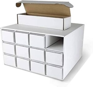 boca tica card house storage box - with 12 800-count storage boxes