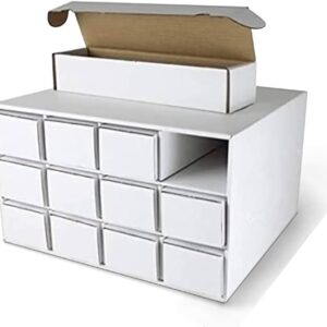 Boca Tica Card House Storage Box - with 12 800-Count Storage Boxes