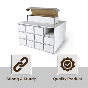 Boca Tica Card House Storage Box - with 12 800-Count Storage Boxes