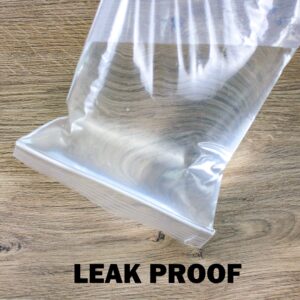 6" X 9" (1000 Bags) 2 Mil Clear Reclosable Zip Plastic Poly Bags, Quart with Resealable Lock Seal Zipper