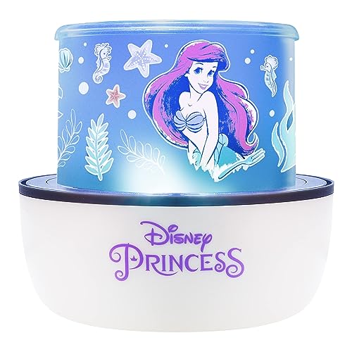 Disney Projector Night Light - Disney Princess Scenes, Ariel Rapunzel Cinderella & Mulan Night Light and Decoration for Girls Bedroom Walls and Ceiling