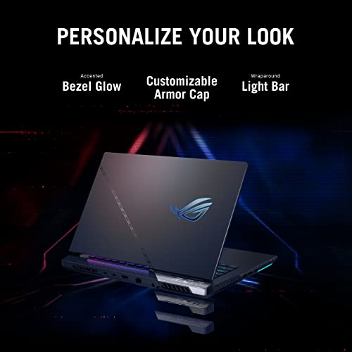 ASUS ROG Strix Scar 15 (2022) Gaming Laptop, 15.6” 300Hz IPS FHD Display, NVIDIA GeForce RTX 3070 Ti,Intel Core i9 12900H, 16GB DDR5, 1TB SSD, Per-Key RGB Keyboard, Windows 11 Home, G533ZW-AS94