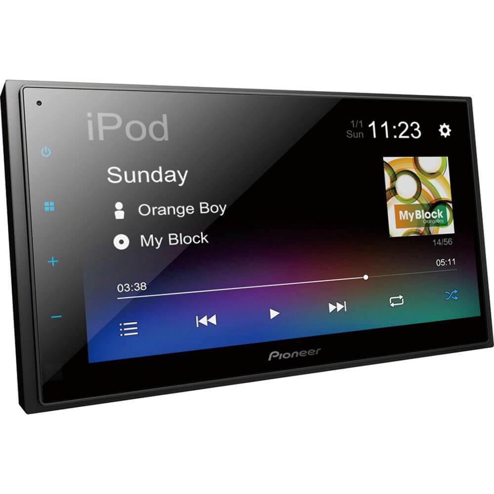 Pioneer DMH-342EX Digital Multimedia Receiver with Weblink, 6.8” Capacitive Touchscreen, Double-DIN, Built-in Bluetooth, Amazon Alexa via App, Backup Camera Compatible