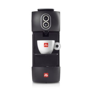 illy ese single serve 100% compostable ese coffee and espresso machine (black), 10.2 x 12.5 x 4.33