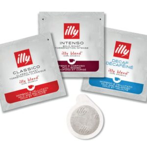 Illy ESE Single Serve 100% Compostable ESE Coffee and Espresso Machine (Black), 10.2 X 12.5 X 4.33