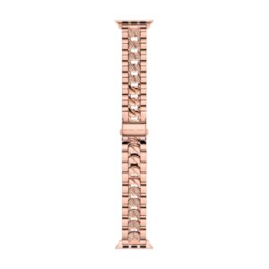 michael kors women's 38/40mm rose gold stainless steel band for apple watch®, mks8020