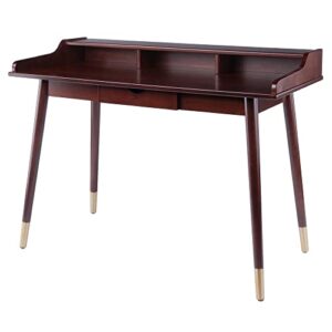 winsome wood sonja writing desk, walnut, 47.2"w x 22"d x 34"h