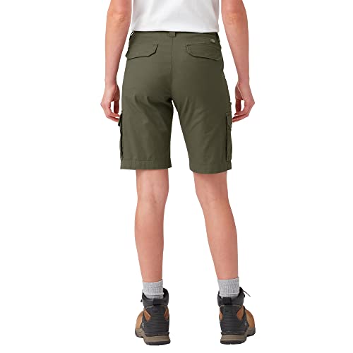 Dickies Women's Ripstop Cargo Shorts, Military Green, 2