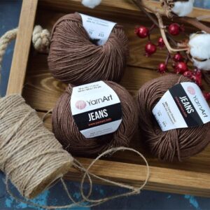 Yarn Art YarnArt Jeans Sport Yarn 55% Cotton 45% Acrylic 1 Skein/Ball 50 gr 174 yds Cotton Yarn Knitting Yarn Soft Yarn amigurumi Cotton Yarn (40)