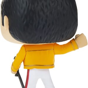 POP Queen - Freddie [Mercury] Wembley 1986 Funko Pop! Vinyl Figure (Bundled with Compatible Pop Box Protector Case), Multicolored, 3.75 inches