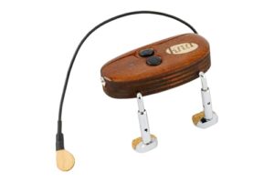 kna pickups portable piezo transmission wireless violin/viola pickup with volume control (vv-wi)