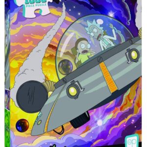 Rick and Morty “The Outside World is Our Enemy, Morty!” 1000 Piece Jigsaw Puzzle | Officially Licensed Rick & Morty Merchandise | Collectible Puzzle Featuring Rick and Morty Artwork