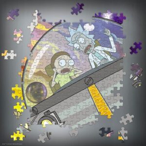 Rick and Morty “The Outside World is Our Enemy, Morty!” 1000 Piece Jigsaw Puzzle | Officially Licensed Rick & Morty Merchandise | Collectible Puzzle Featuring Rick and Morty Artwork