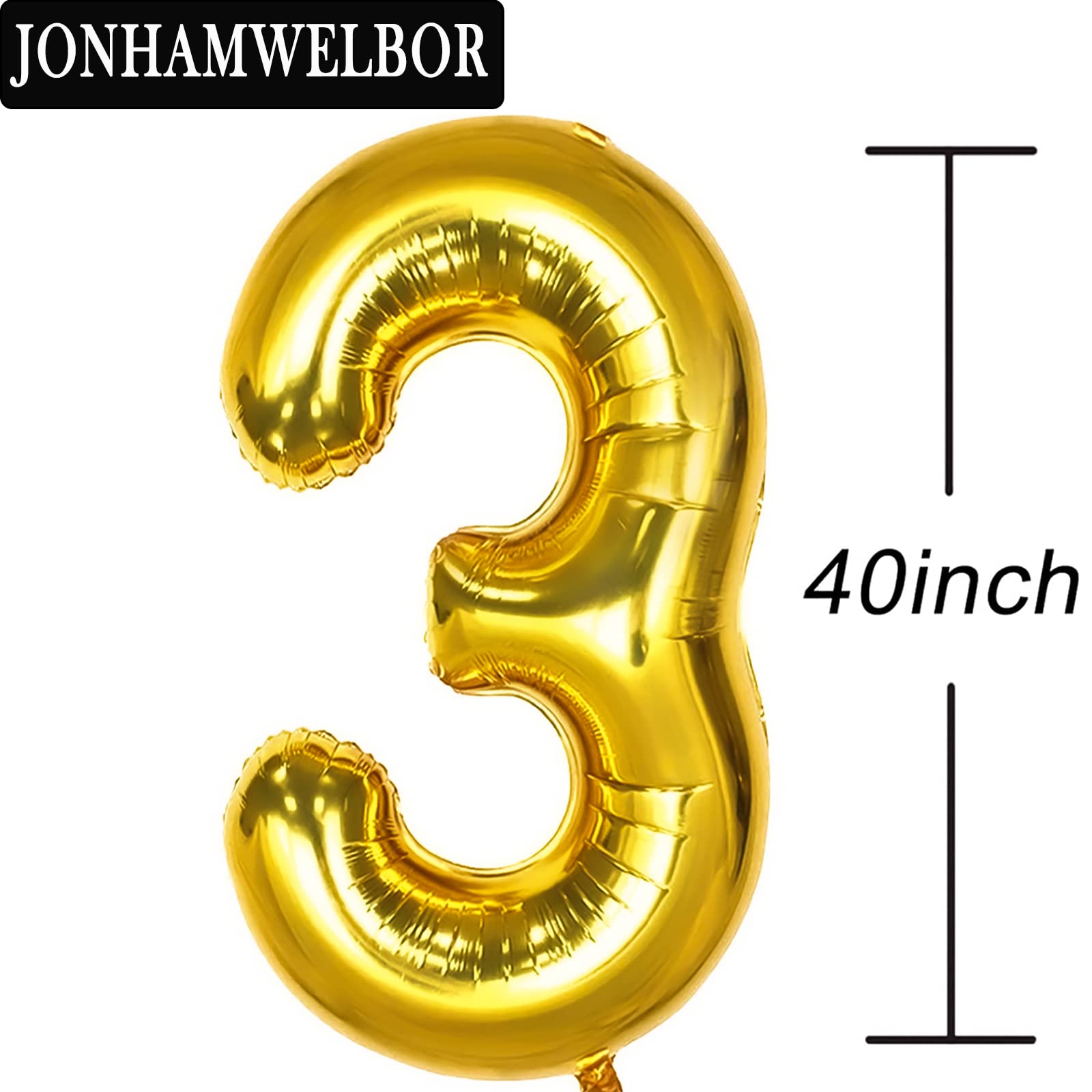 30 Balloon Numbers Gold Big Giant Jumbo Number 30 Foil Mylar Balloons for 30th Birthday Party Supplies 30 Anniversary Events Decorations