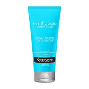 neutrogena healthy scalp hydro boost scalp scrub with hyaluronic acid, for exfoliating, hydrating, cleaner hair