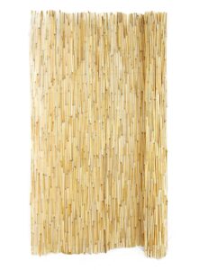 backyard x-scapes natural reed fencing decorative fence for backyard garden fencing divider 4 ft h x 8 ft l