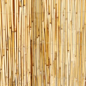 Backyard X-Scapes Natural Reed Fencing Decorative Fence for Backyard Garden Fencing Divider 4 ft H x 8 ft L