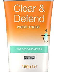 Neutrogena Clear & Defend Wash-Mask, For Spot-Prone Skin 150 ml