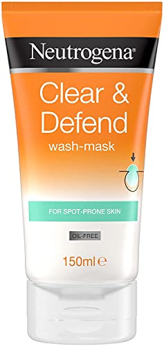 Neutrogena Clear & Defend Wash-Mask, For Spot-Prone Skin 150 ml