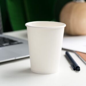 RACETOP Paper Coffee Cups 12 oz [500 pack], Paper Cups Disposable, Hot Coffee Cups, Ideal for Coffee, Beverages (12oz 500 pack white)