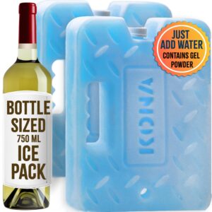 kona blue ice large ice packs for coolers - long lasting design - refreezable reusable cooler ice pack (2)