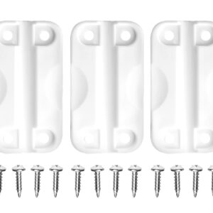 Cooler Replacement Hinges for Igloo Ice Chest, Cooler Replacement Hinges Parts, High Toughness Cooler Hinges Parts, for Igloo Cooler Replacement Parts. Cooler Replacement Hinges and Screws, Set of 3.