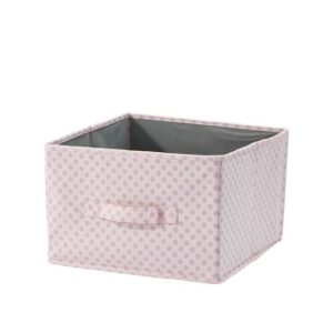 Urban Lifestyle Polka Dot Drawer Organizational Storage Bins, Set of 3, Pink