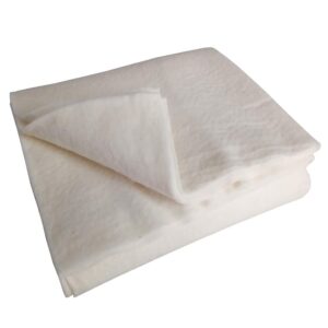 newamishquilt throw quilt batting for quilting, 60"x60" natural cotton quilting batting fabric for sewing