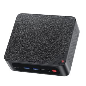 beelink ser5 max mini pc, amd ryzen 7 5800h(7nm, 8c/16t) up to 4.4ghz, mini computer 32gb ddr4 ram 500gb nvme ssd, micro pc 4k@60hz triple display, mini gaming computer wifi6/bt5.2/54w/htpc/w-11 pro