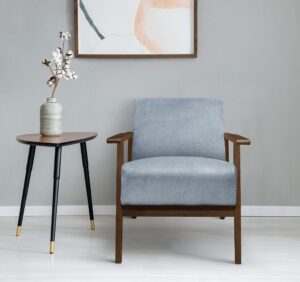 lexicon nalia accent chair, blue gray