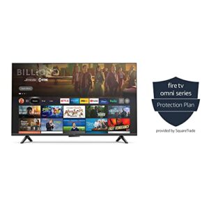 amazon fire tv 43" omni series 4k uhd smart tv, hands-free with alexa + 4-year protection plan