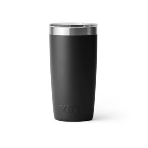 YETI Rambler 10 oz Tumbler, Stainless Steel, Vacuum Insulated with MagSlider Lid, Black