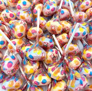 smarties lollipops double lollies pops assorted fruit flavored candy, gluten-free (2 pound bag)