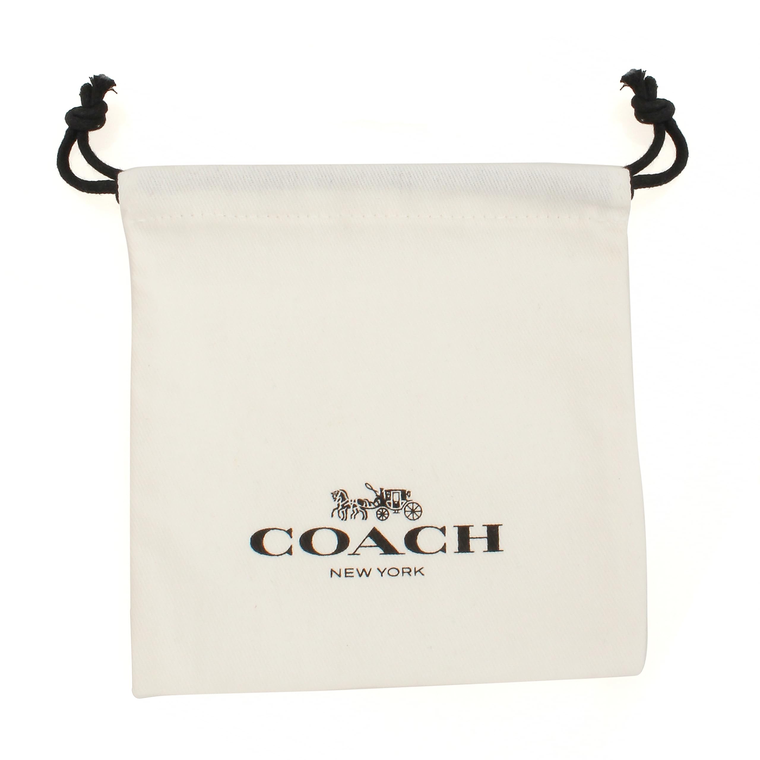 Coach Women's Heart Charm Huggies