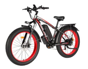 yinzhiboo electric bike for adults,fat tire ebike 1000w electric mountain bike up to 31mph,26" electric bike long range with ul 48v/17.5ah removable battery, 21-speed