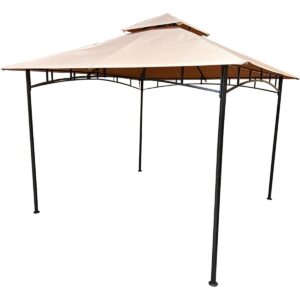 garden winds replacement canopy top cover compatible with abccanopy & mastercanopy 10x10 gazebo - riplock 350