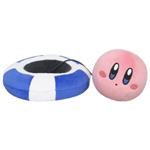 Sanei Boeki Kirby 30th Plush Toy, Hole in One, Height 3.7 inches (9.5 cm)