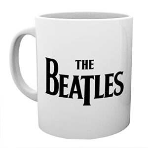 abystyle gb eye the beatles logo ceramic coffee tea mug 11 oz. music artist band drinkware home & kitchen essential gift