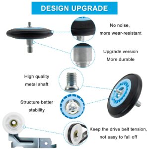 𝙐𝙥𝙜𝙧𝙖𝙙𝙚𝙙 Dryer Roller Replacement Kit for SAMSUNG - DC97-16782a Drum Roller Parts for dv45h7000ew/a2 dv42h5200ew/a3 dv40j3000ew/a2 dv48h7400ew/a2 dv48j7700ew/a2 dv42h5000ew dv52j8700ep Dryers