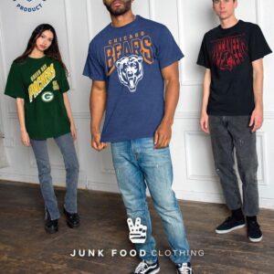 Junk Food Clothing x NFL - Green Bay Packers - Team Spotlight - Unisex Adult Short Sleeve Fan T-Shirt for Men and Women - Size Large