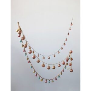 creative co-op mercury glass ball ornament garland