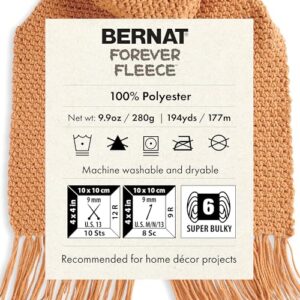 Bernat Forever Fleece Balsam Yarn - 2 Pack of 280g/9.9oz - Polyester - 6 Super Bulky - 194 Yards - Knitting/Crochet