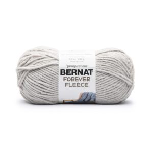 Bernat Forever Fleece Balsam Yarn - 2 Pack of 280g/9.9oz - Polyester - 6 Super Bulky - 194 Yards - Knitting/Crochet