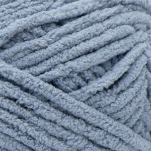 Bernat Blanket Gray Blue Yarn - 2 Pack of 300g/10.5oz - Polyester - 6 Super Bulky - 220 Yards - Knitting/Crochet