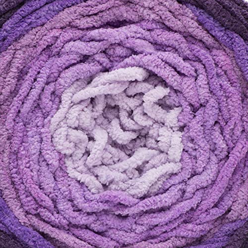 Bernat Blanket Ombre Eggplant Ombre Yarn - 2 Pack of 300g/10.5oz - Polyester - 6 Super Bulky - 220 Yards - Knitting/Crochet