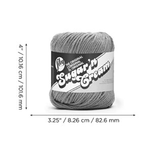 Lily Sugar'N Cream Wine Yarn - 6 Pack of 71g/2.5oz - Cotton - 4 Medium (Worsted) - 120 Yards - Knitting/Crochet